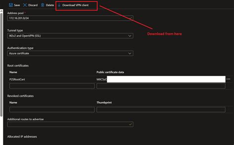 azure vpn p2s microsoft qanda