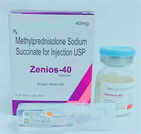 Methylprednisolone Sodium Succinate40 Mg Inj At ₹ 120piece