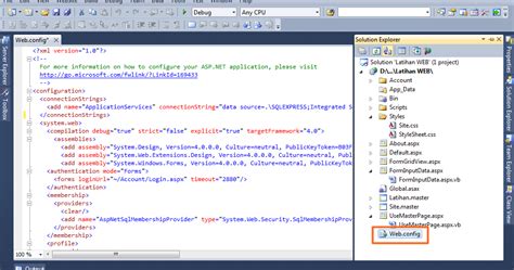 Panduan Pemula Aspnet Visual Basic Tutorial Koneksi Database Sql Server Dengan Aspnet