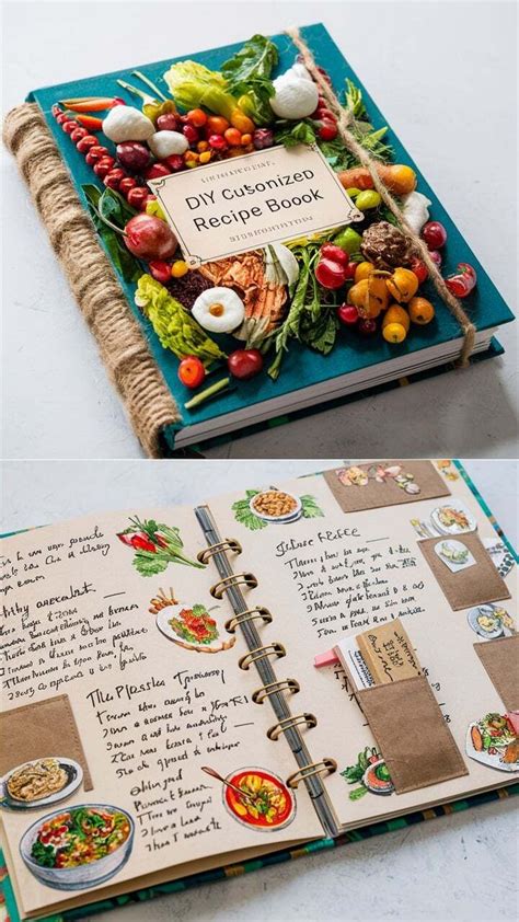 diy customized recipe book recipe book design recipe book diy