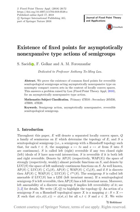 Existence Of Fixed Points For Asymptotically Nonexpansive Type Actions