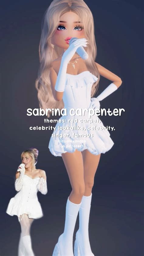 Dress To Impress Sabrina Carpenter