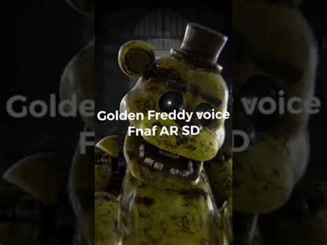 Fnaf Ar Golden Freddy Voice Lines Sound Effects Youtube