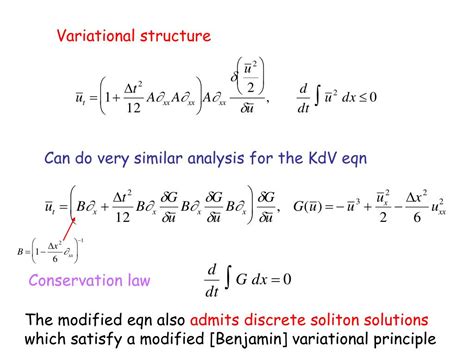 PPT Discrete Variational Derivative Methods Geometric Integration Methods For PDEs Chris Budd