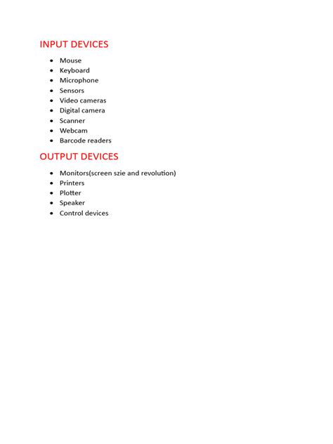 Input Devices Pdf