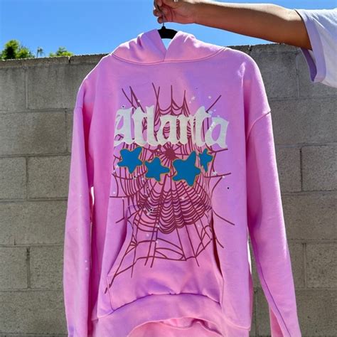 Spider Worldwide Shirts Sp5der Pink Atlanta Hoodie Large Poshmark