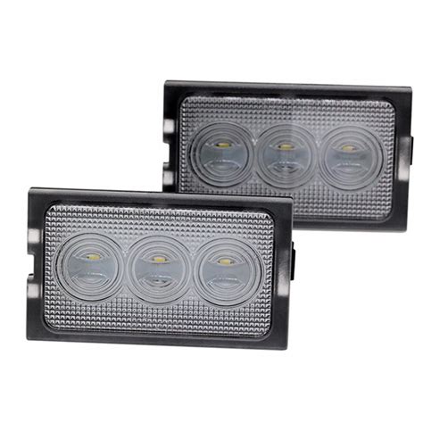 랜드로버 디스커버리 프리랜더 랑로버 스포츠용 Led 번호판 램프 세트 2개 캔버스 컨트롤러 내장 Digital Shop