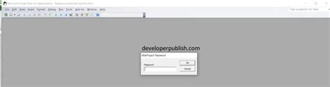How To Password Protect An Excel Macro Developer Publish