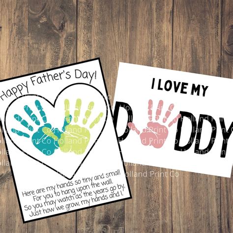 3 Fun And Easy Father S Day Handprint Poem Crafts Artofit