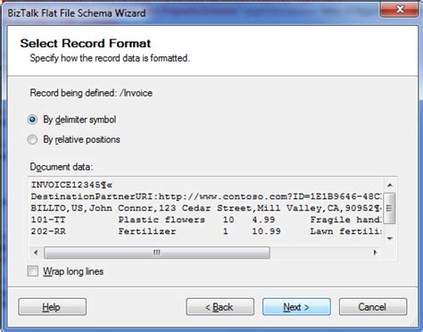 Behind The Microsoft Cloud Flat File Schema In Biztalk