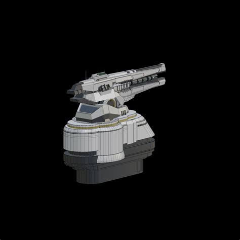 Sci Fi Particle Cannon 3d Model By Ennuishao