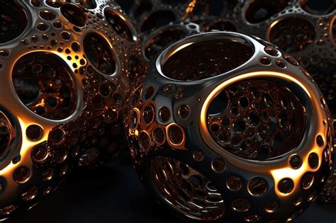 Premium Ai Image Abstract 3d Rendering Of Chaotic Structure Geometric Composition Futuristic