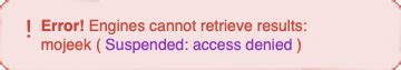Bug Mojeek Engine Issue Searxng Searxng GitHub