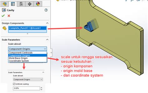 fitur cavity untuk assembly reseller solidworks indonesia
