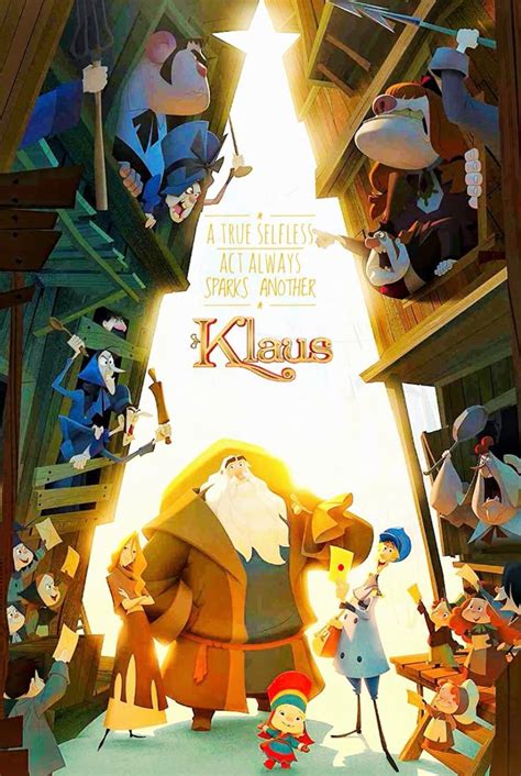 Klaus 2019 Sergio Pablos Best Christmas Movies Animated Movies
