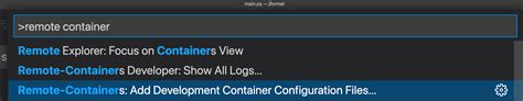 Visual Studio Code How Do I Create A Custom Dev Container Stack Overflow