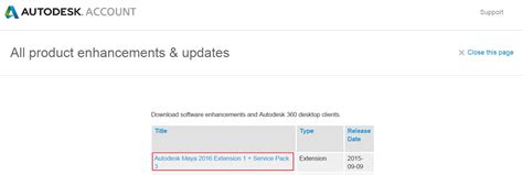 Solved Maya 2016 Extension 1 Autodesk Community