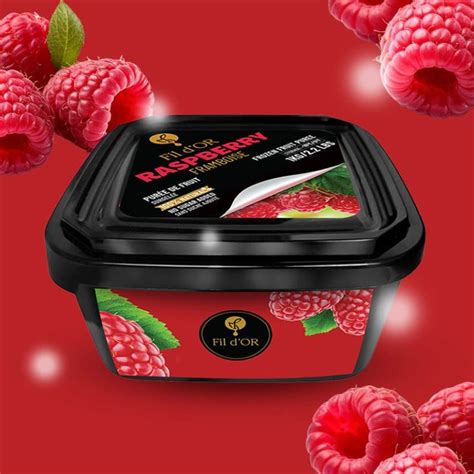 Frozen Raspberry Fruit Puree Supplier Fildor Fruits