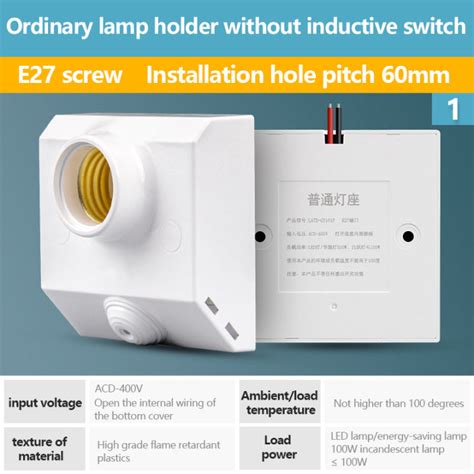 Automatic Human Body Infrared Ir Sensor Led Bulb Light E27 Base Lamp Holder Motion Sensor Light