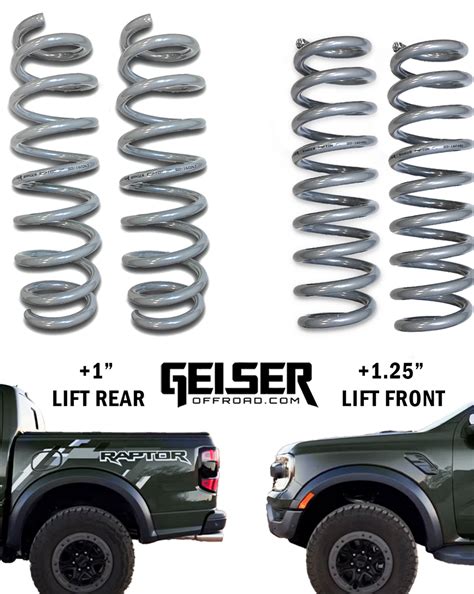 2024 Ranger Raptor Geiser Front And Rear Springs Foutz Motorsports Llc
