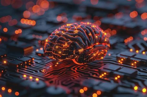 Premium Photo A Human Brain With Interconnected Circuits And Glowing