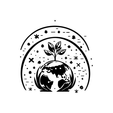 Planet Cancer Icon Hand Draw Black Colour World Cancer Day Logo Symbol