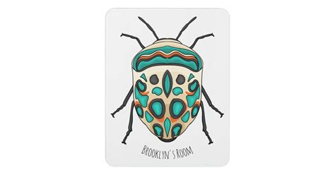 Picasso Bug Cartoon Illustration Door Sign Zazzle