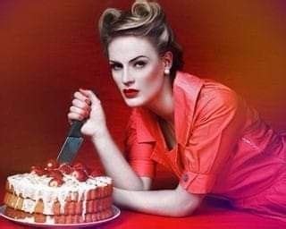 Woman With Cake Baking Pose Reference Someone Eating Cake Reference