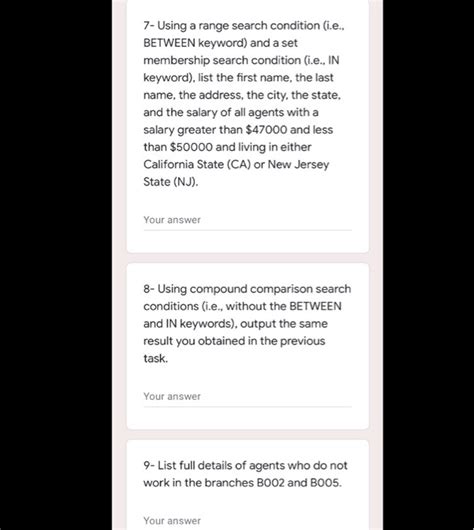 Solved Sql Data Manipulation Just Provide The Sql Statements