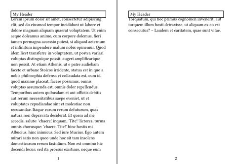 How To Put The Header Below The Top Margin Questions Typst Forum