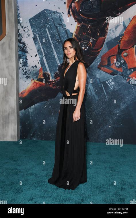 Hollywood Ca Usa Adria Arjona At Universals Pacific Rim Uprising