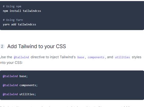 Install Tailwind Css In Vintage Way Tailwindlabs Tailwindcss Discussion GitHub