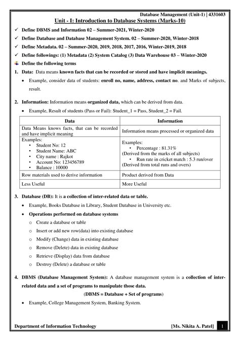 Introduction To Database Systems 4331603 Stuvia Us