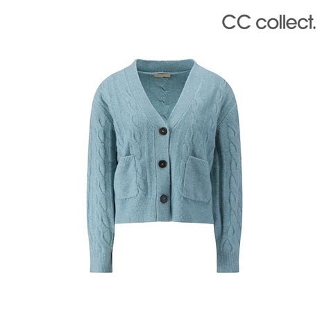 씨씨콜렉트 아웃포켓 브이넥 가디건 Ble224ksl132 위시버킷