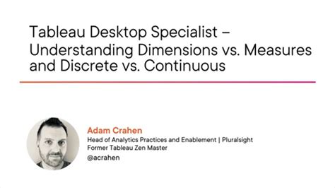 Dimensions Vs Measures In Tableau At Madeline Thomas Blog