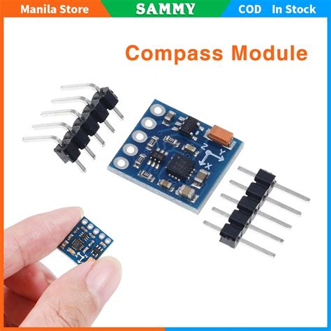 Gy 271 Qmc5883l Module Electronic Compass Module 3 Axis Magnetic Sensor