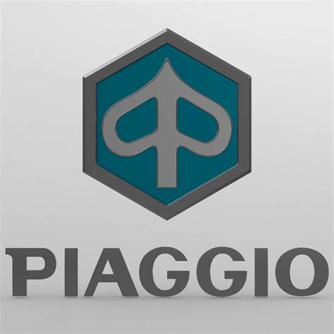 Piaggio Logo 3d Model By 3dlogoman