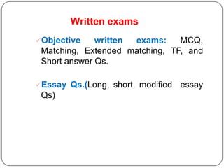 MCQ Test Item Analysis PPTX Standardized Testing Educational Assessment