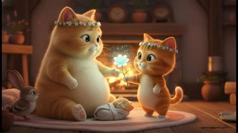 From Fear To Hero Sunny The Cat And Her Motherly Love Animated Story
