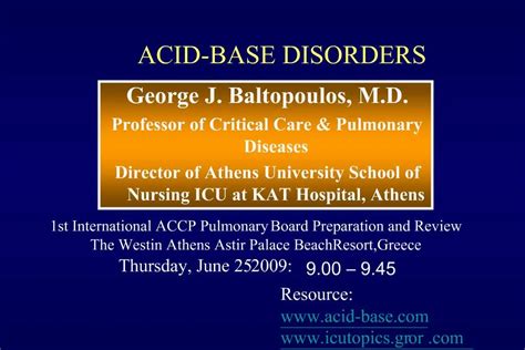Ppt Acid Base Disorders Powerpoint Presentation Free Download Id