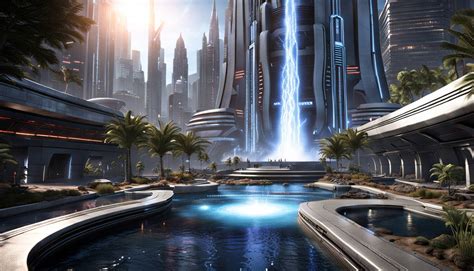 Mass Effect Waterfall City By Roadkill205 On Deviantart