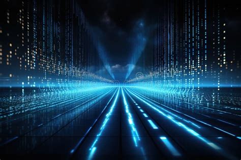 Artificial Intelligence Digital Binary Code Abstract Background ...