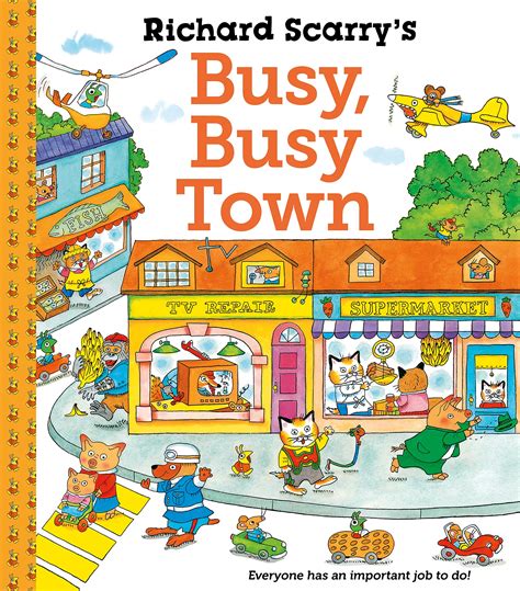 Richard Scarrys Busy Busy Town Uk Scarry Richard