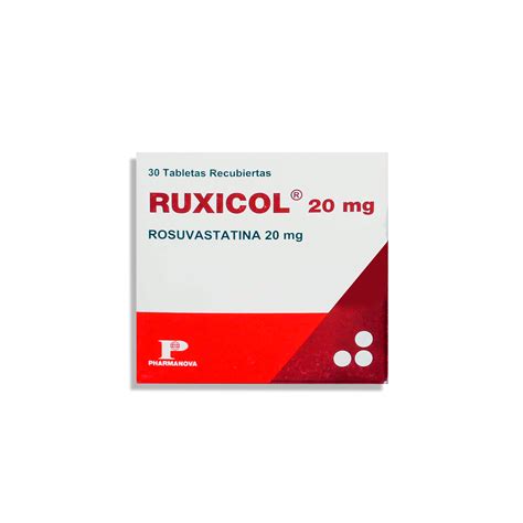 Ruxicol 20mg 30 Tab Recub Farmacias Ave Fenix