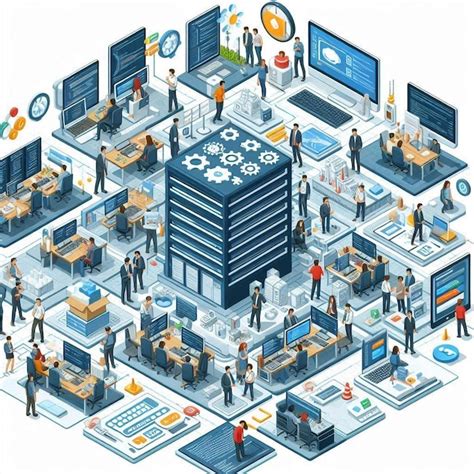 Software Development Workflow Premium Ai Generated Image