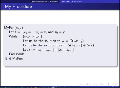 Beamer And Pseudocode TeX LaTeX Stack Exchange