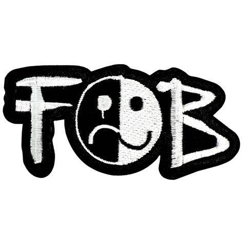 Fall Out Boy Smiley Logo Embroidered Patch 445201 Rockabilia Merch Store