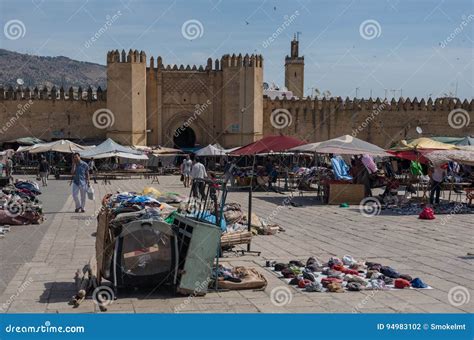 Market In Bab Chorfa Bab Chorfa Is A Gate To Ancient Fez El Bali Medina Old Town Editorial