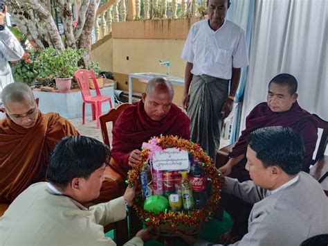 သရက်ချောင်းမြို့နယ်၌ ရှင်ကိုးရှင်သမိုင်းဝင် ရှင်ထောင့်ပုံစေတီတော်‌မြတ် ဗုဒ္ဓါဘိသေက အနေကဇာတင်လှူခ