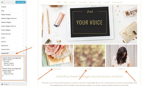 Custom Css For Moving Centered Caption On Image Links Below Image